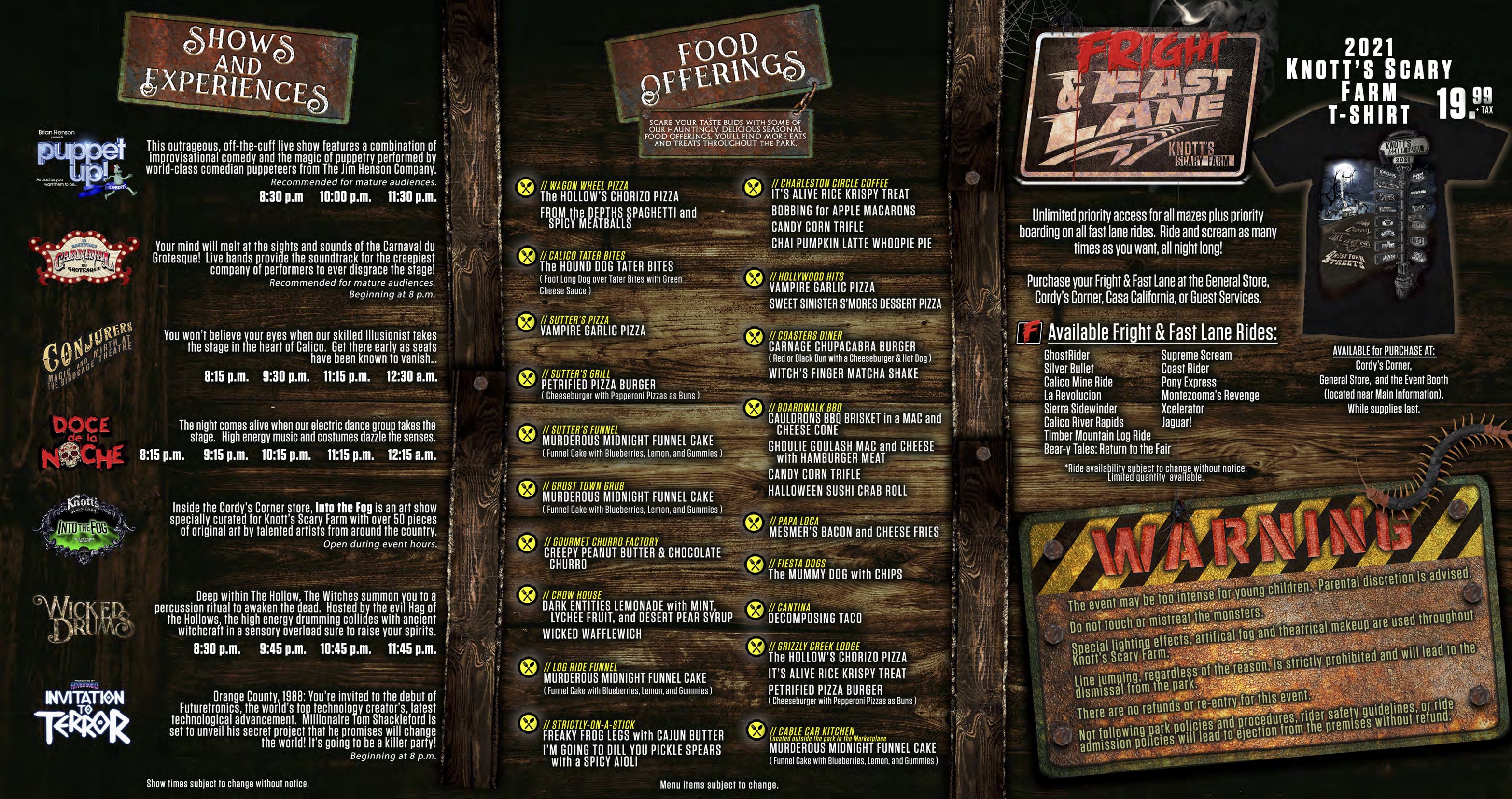 KNOTT’S SCARY FARM 2021 – GENERAL OVERVIEW REVIEW – Theme Park Duo
