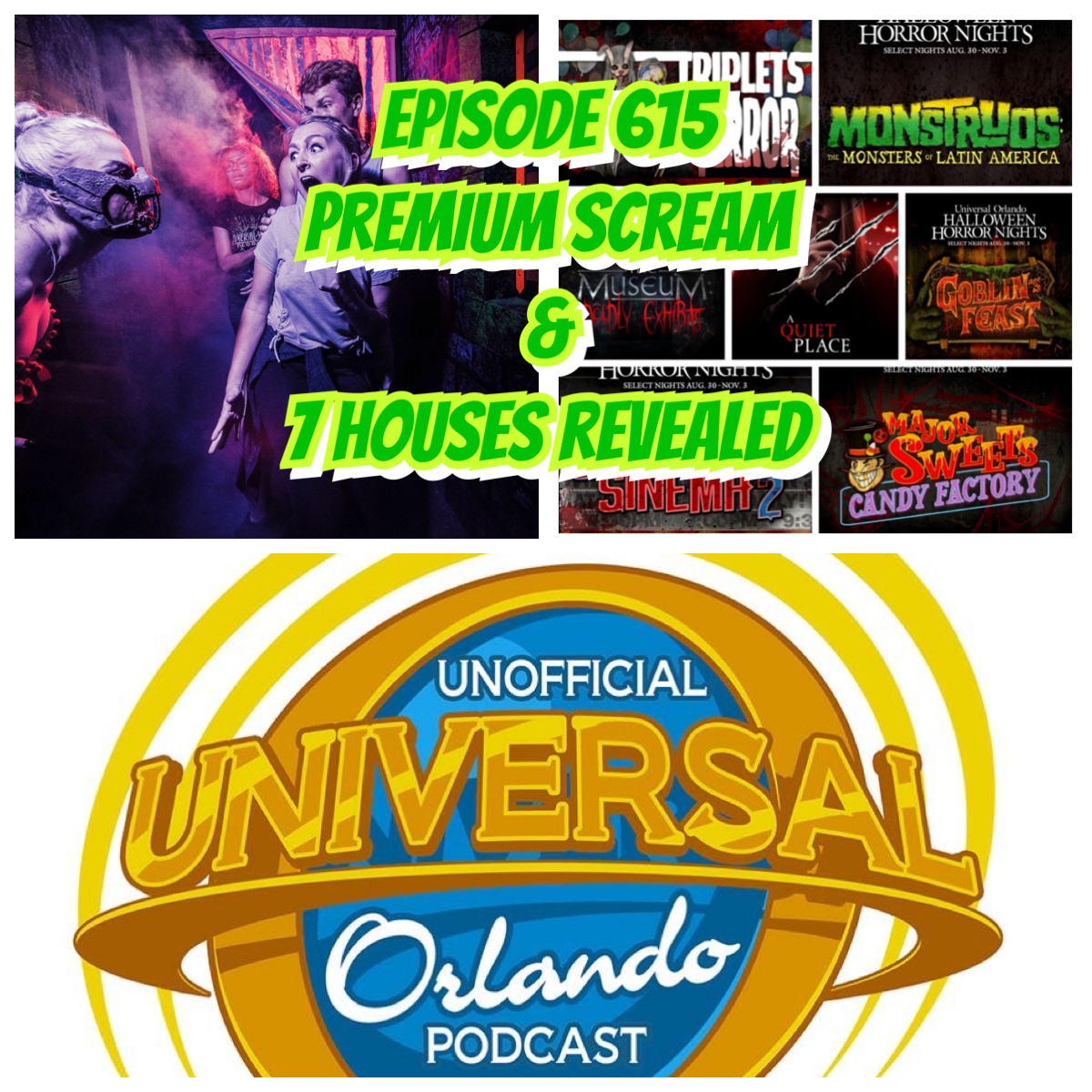 UUOP #615 – Premium Scream & 7 Houses Revealed – Theme Park Duo